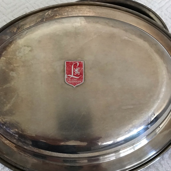 Lunt Silverplate | Dining | Lunt Silverplate Ovals Plate With Cover ...